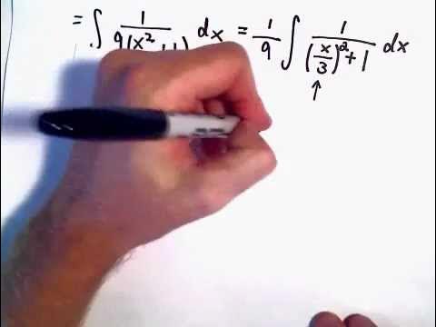 Integration Using Inverse Trig Function , Ex 1 - YouTube