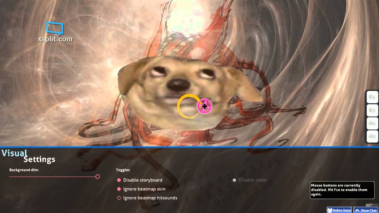 Osu! MicrokickSensei plays doge song. - YouTube