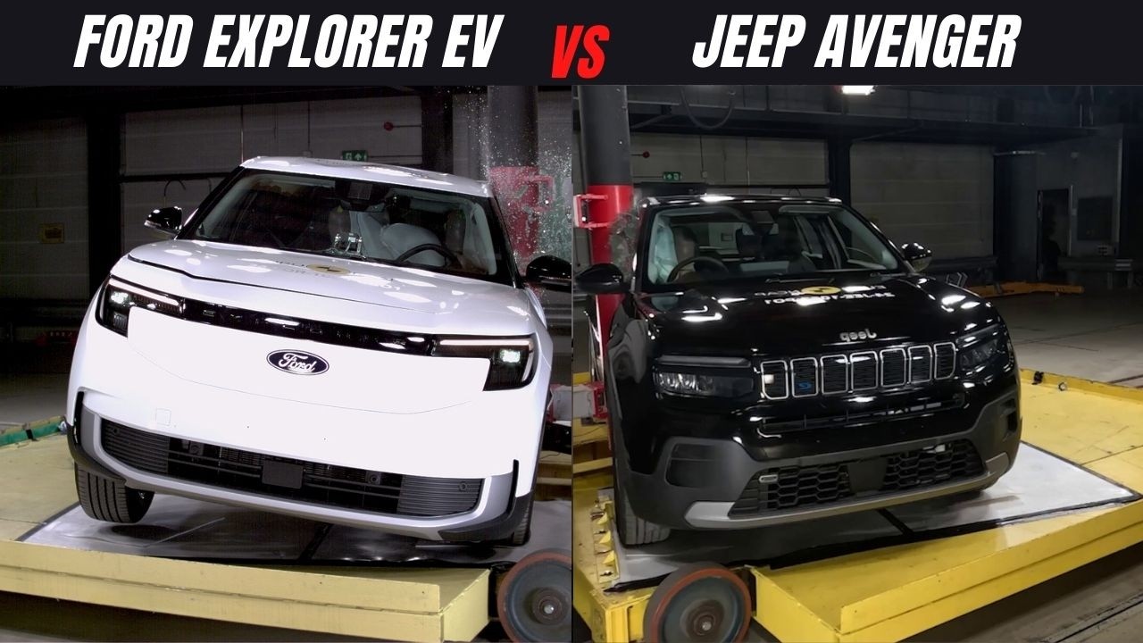 Ford Explorer EV vs. Jeep Avenger EV: Crash Test Comparison – Which is ...