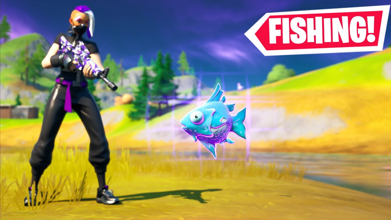 Fortnite Chapter 2 Fishing Gives You Shields And Weapons! - YouTube