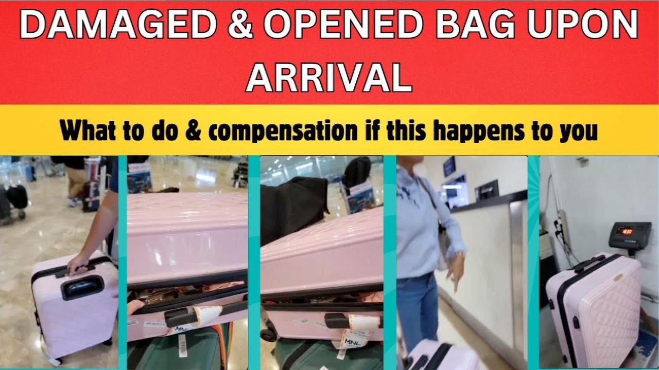 Damaged and Opened Bag Upon Arrival - YouTube