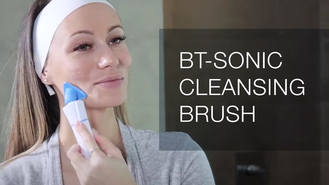 bt-sonic cleansing brush - YouTube