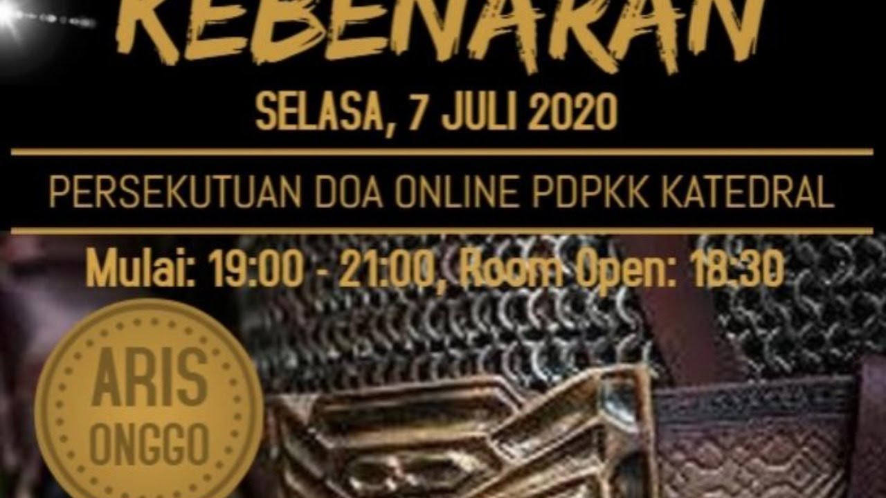 Persekutuan Doa Katedral bandung | 07 Juli 2020 - YouTube