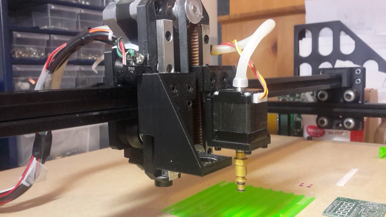 Homing the index Z-axis the the center point using an optical slot ...