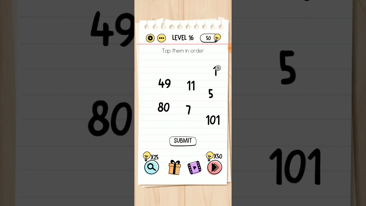 Brain Test Level 16 walkthrough - YouTube