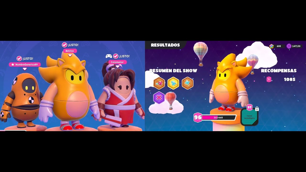 Mecha Godzilla ya esta cerca - Fall Guys con Coloma y Ariel - YouTube