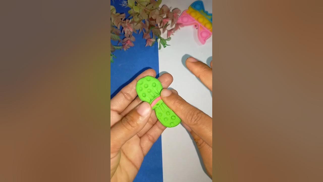 Diy Green Hair Clips 馃挌 Shorts Diy Craft Diyhairaccessories Youtubepartner Youtube