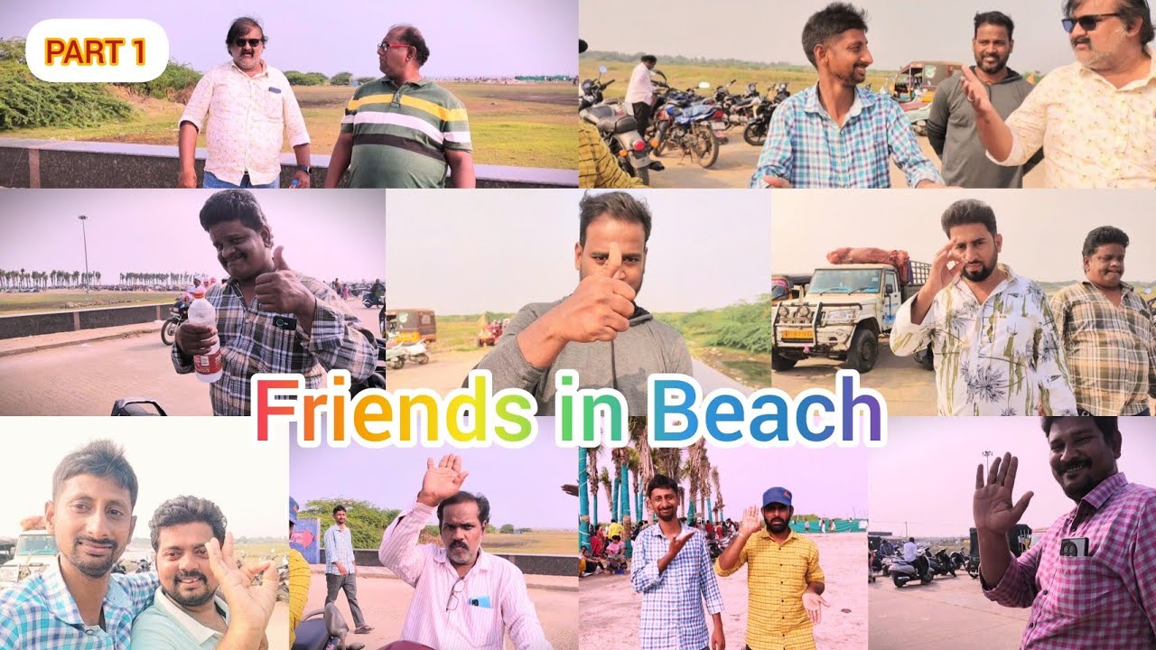 PART 1 Friend in Beach 🧑‍🤝‍🧑🌊 tour, Indian Sign Language ...