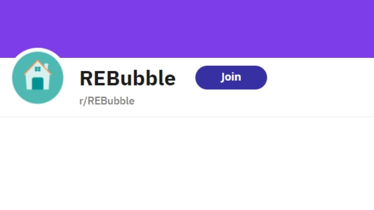 Reddit Exploring r/REBubble Subreddit- SubReddit About the Current ...
