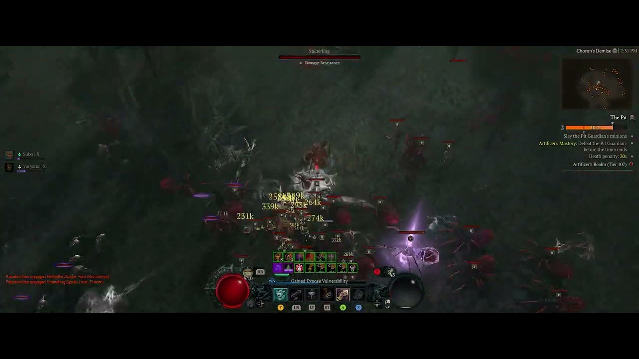 [D4 Season 6] Mighty Throw Barbarian - Pit Tier 107 - YouTube