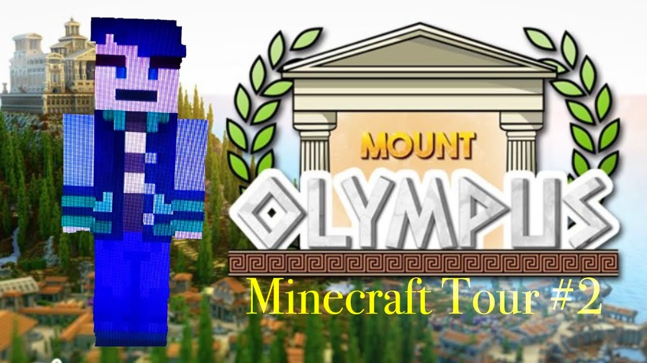 Touring Minecraft Mount Olympus Part 2 - YouTube