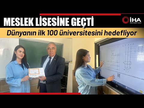 Anadolu Lisesini Bırakıp Meslek Lisesini Tercih Etti Okul 1'incisi Oldu