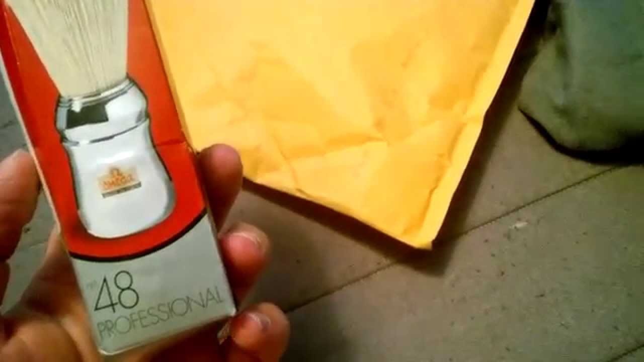Mail Call #3: Omega #10048 Professional Boar Hair Shaving Brush - YouTube