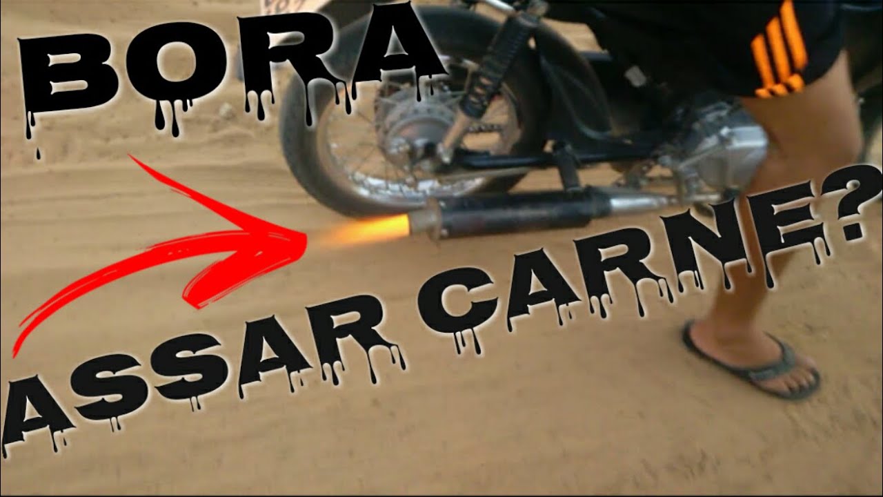 Fogo no escape da pop 100 e pop 110i cortando giro - YouTube