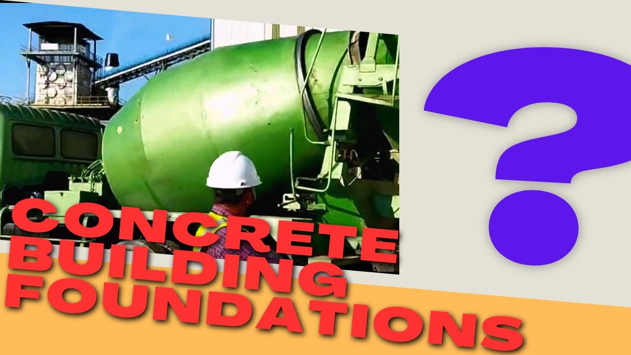 Wonderful marking building foundations and cement concrete column in ...