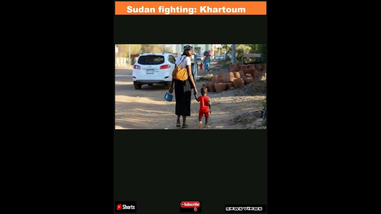 Sudan fighting: Khartoum violence mapped as civilians flee city|#shorts - YouTube
