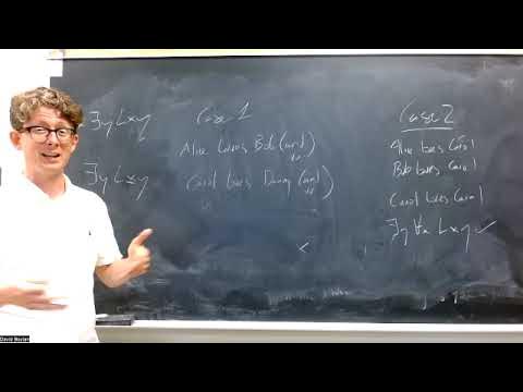 Thursday Lecture, Part 2: Explaining the Multiple Quantifier Rules SD 480p - YouTube