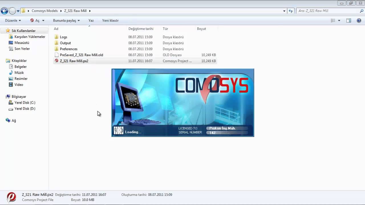 01.01.04 - Bir COMOSYS modelini açmak - YouTube
