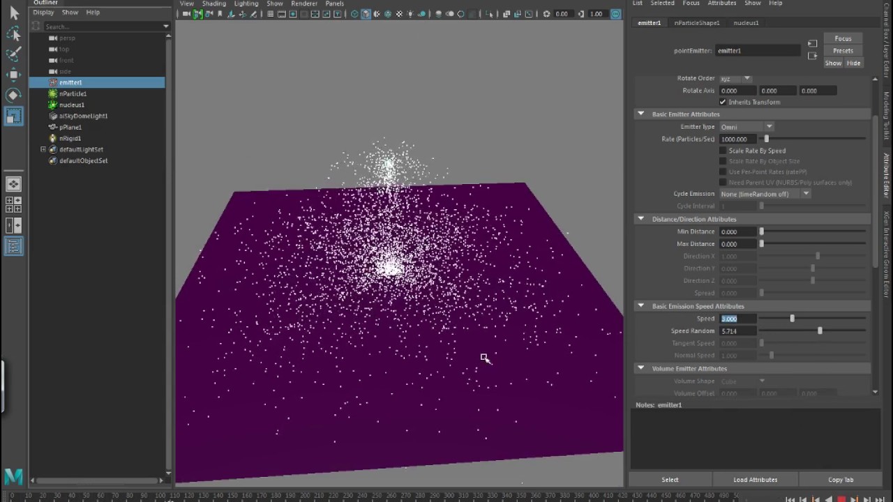 Simulating Cereal With Maya NParticles - YouTube