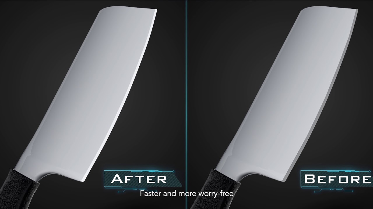 FUNKUK wireless electronic knife sharpener - YouTube