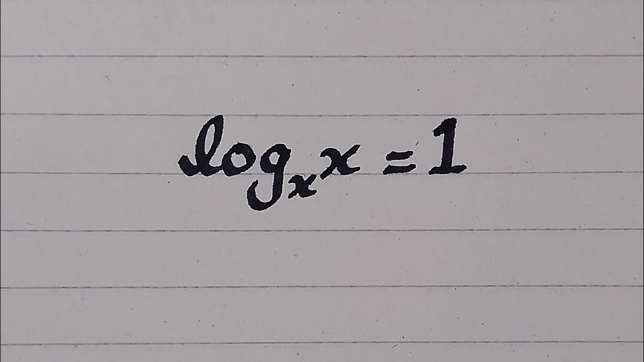 Rules Of Logarithm Log x x 1 YouTube