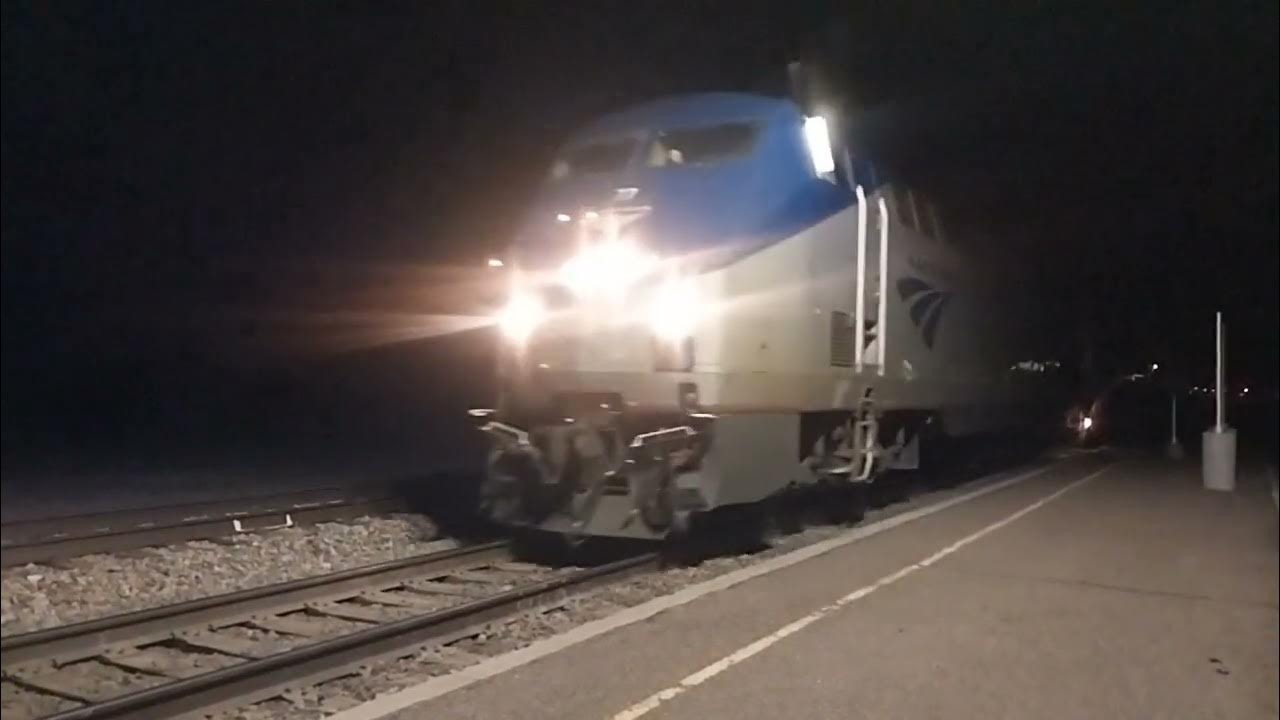 3 20 Amtrak California Zephyr 6. Squeeling Stop! - YouTube