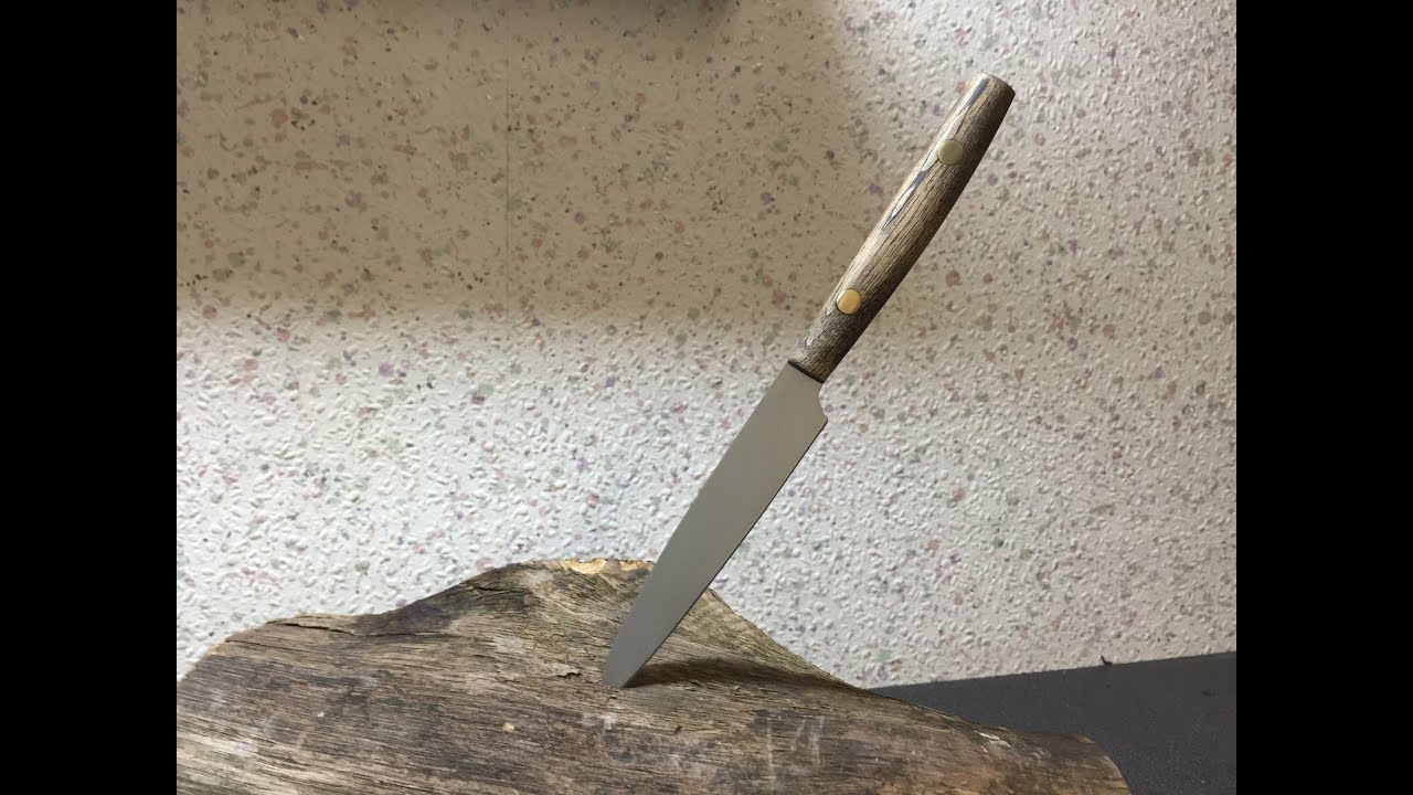 How to makeover an old kitchen knife - YouTube