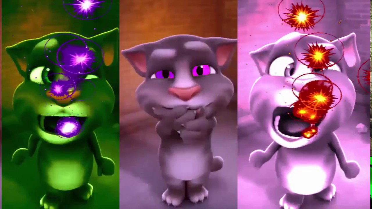 Learn Colors My Talking Tom - Animation Cartoon Compilation16 - YouTube