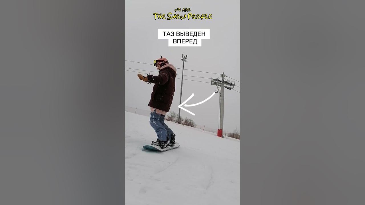 Сноуборд передний кант Записать на урок к инструкору можно на сайте