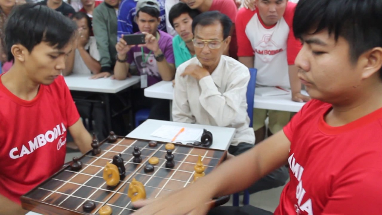 Cambodia Traditional Chess (Oukchak Trang) Competition 2017 - YouTube