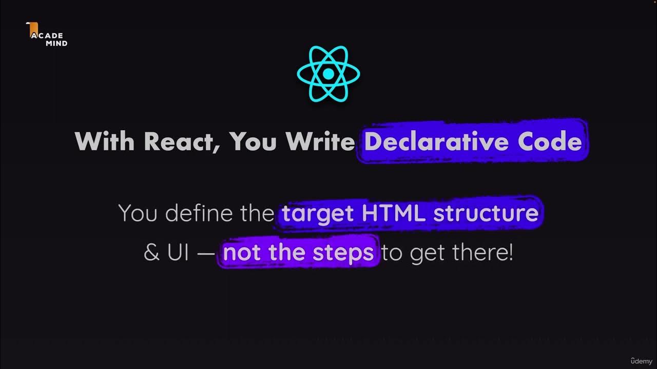 JSX & React Components Core Concept.Udemy React Full course. #037 - YouTube