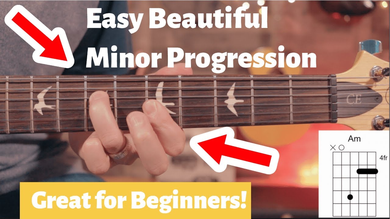 Easy Colorful Minor Blues Chord Progression - YouTube