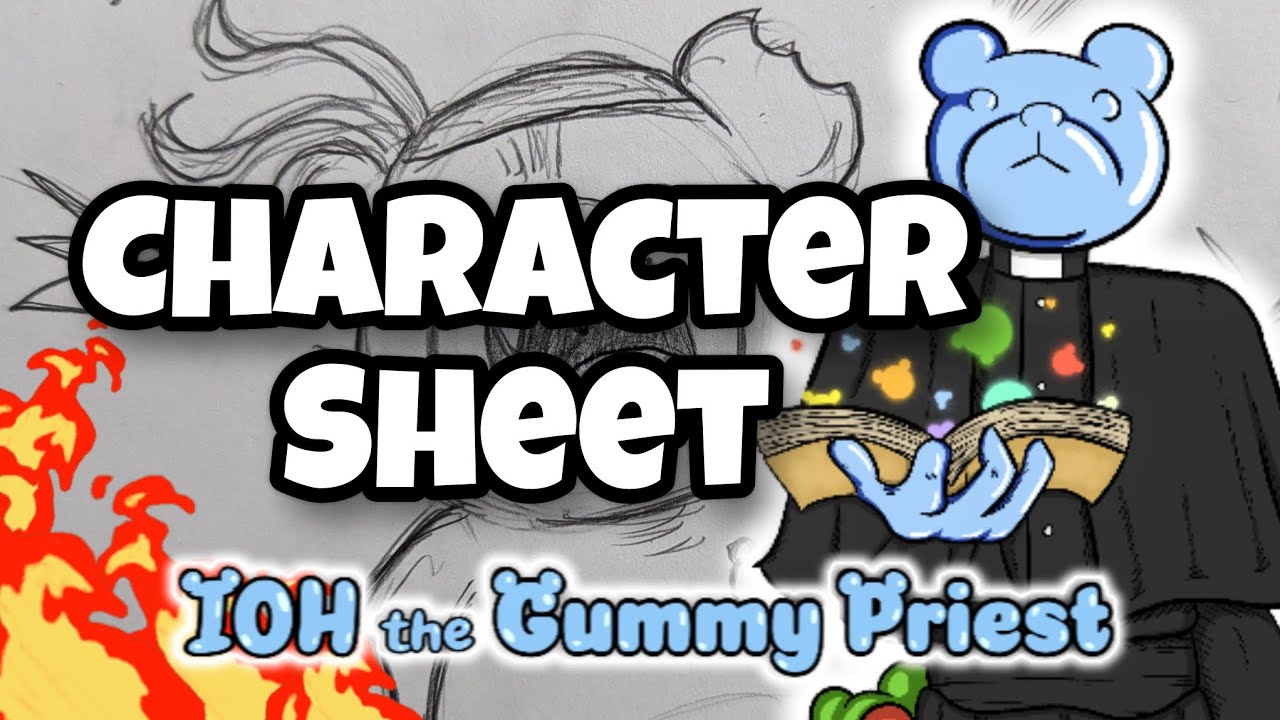 Drawing Character Sheet 11 - YouTube
