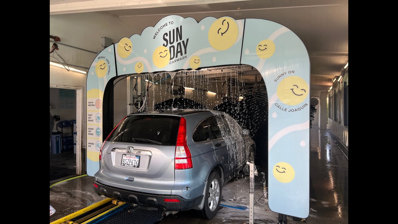 Sun Day Car Wash: San Luis Obispo Calle Joaquin Site - YouTube