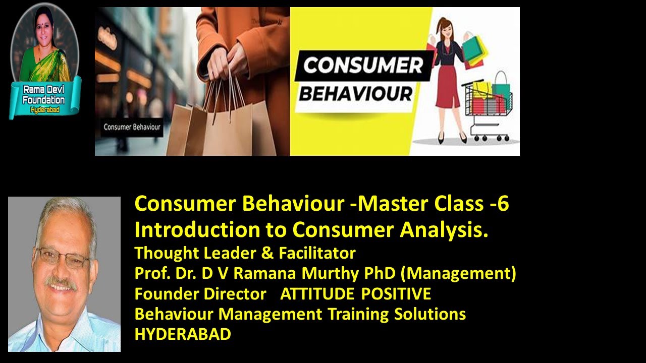 Consumer behaviour Master Class 6 - Importance of Consumer Analysis ...