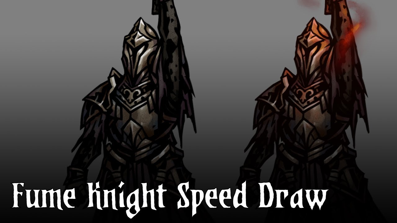 Fume Knight Darkest Dungeon Speed Draw - YouTube