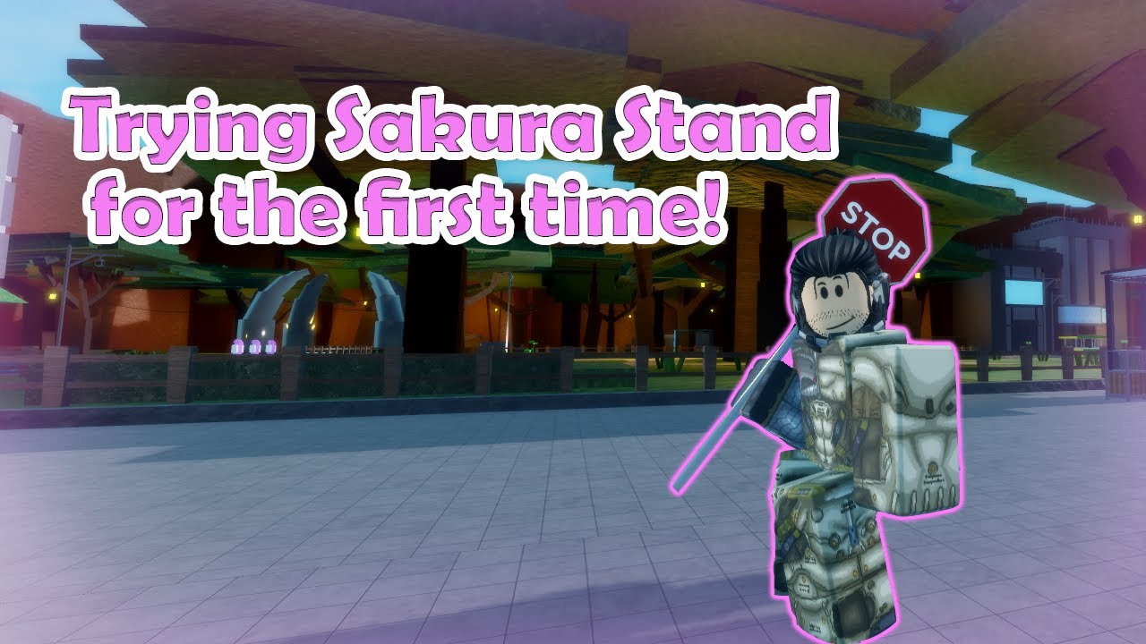 TRYING SAKURA STAND FOR THE FIRST TIME! (Sakura Stand) - YouTube