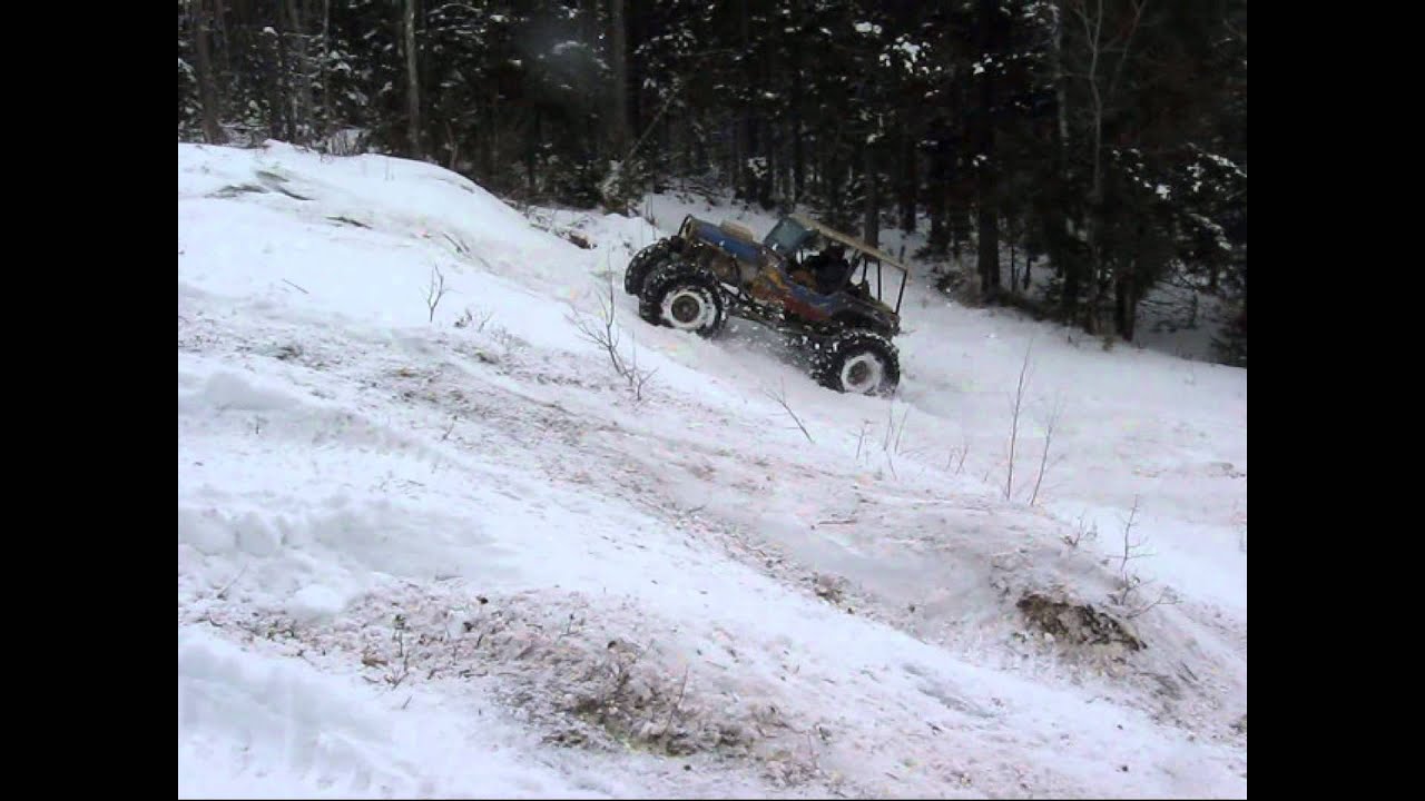 SNOW WHEELING 54" BOGGERS - YouTube