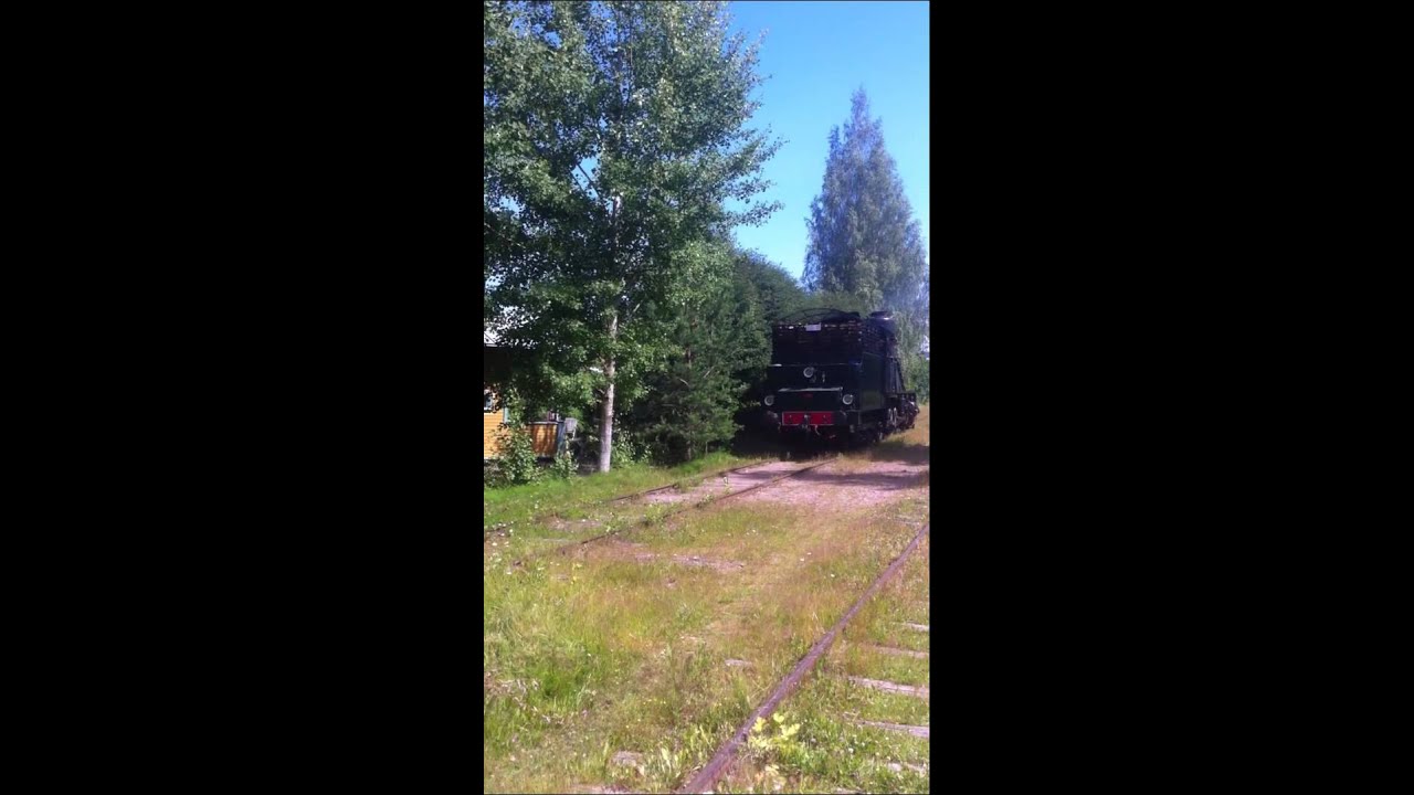 Steam train in reverse - YouTube