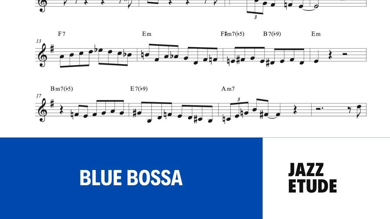 Blue Bossa trumpet - YouTube