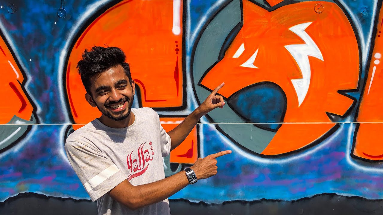 GRAFFITI IN AN ALEVELS COLLEGE IN KARACHI ft. Neil Uchong - YouTube