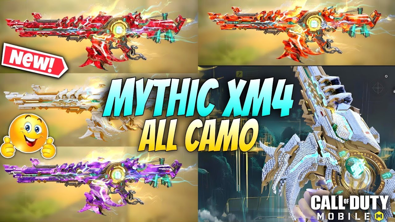 *NEW* Mythic XM4 Fully Upgraded Level 5 With All Camo Seasonal ...