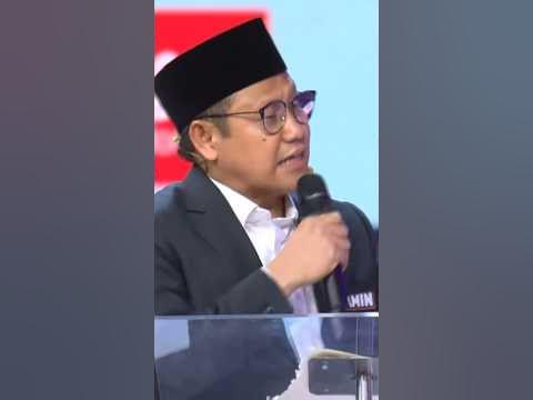 Cak Imin bingung saat ditanya Gibran soal SGIE - YouTube