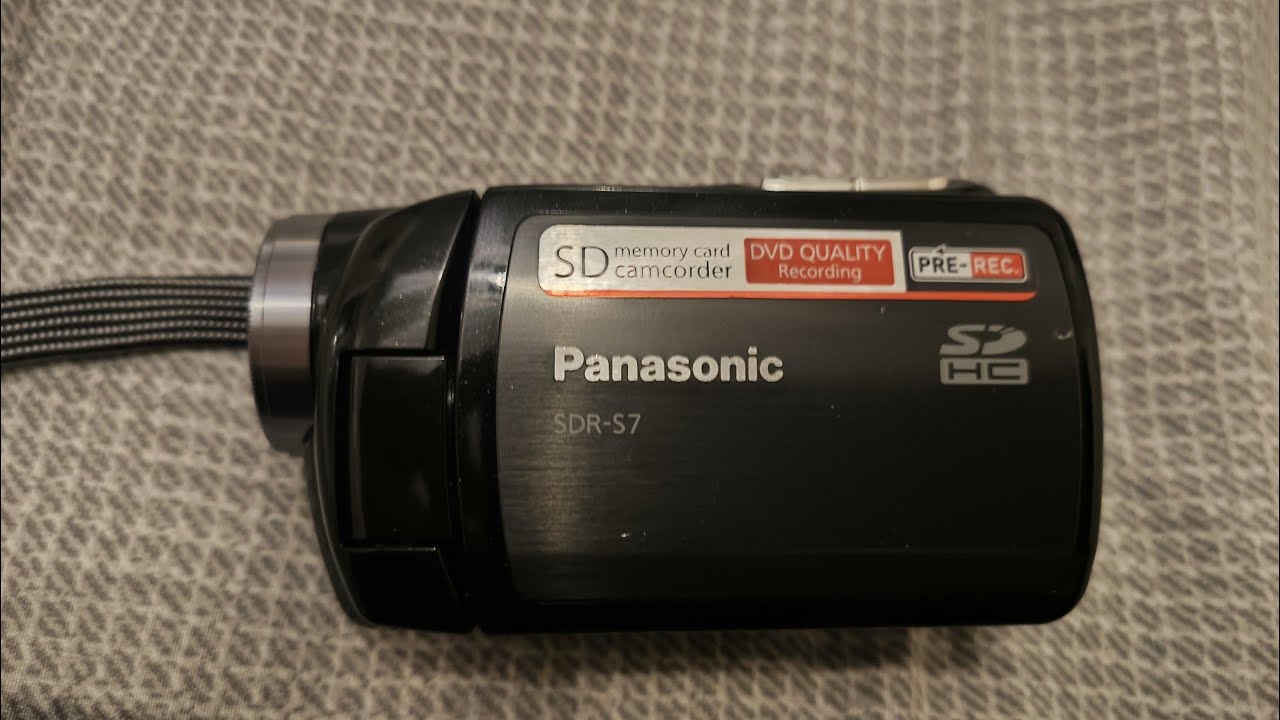 Panasonic SDR-S7 Camcorder AV Lead Problems - YouTube