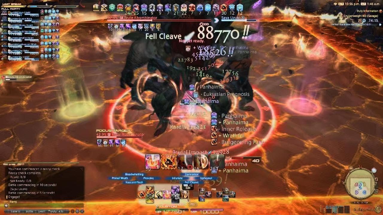 FINAL FANTASY XIV M7S Clear War PoV - YouTube