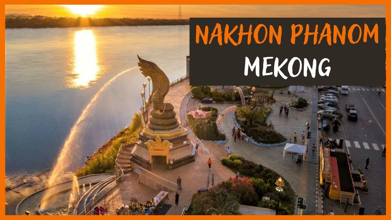 My Trip to Nakhon Phanom - Citywalk by Day and Night - YouTube