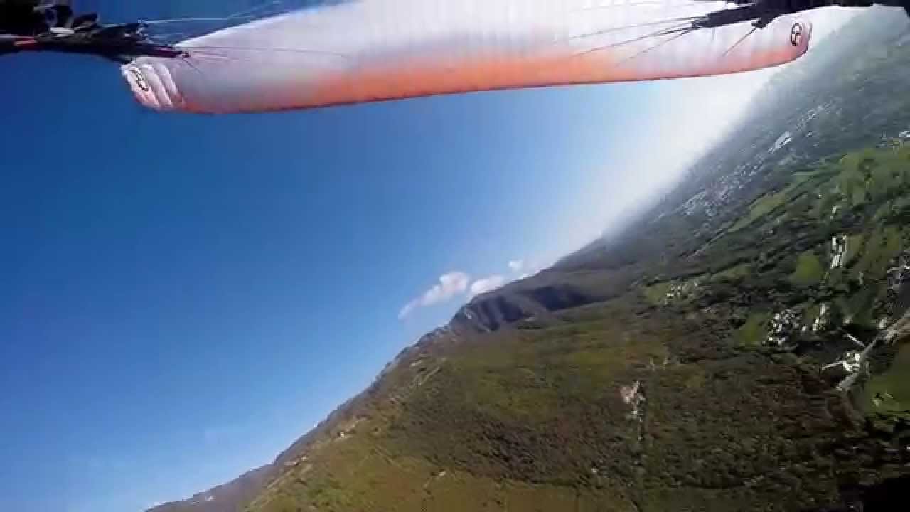 paragliden Wingover + Stijlspiraal - YouTube