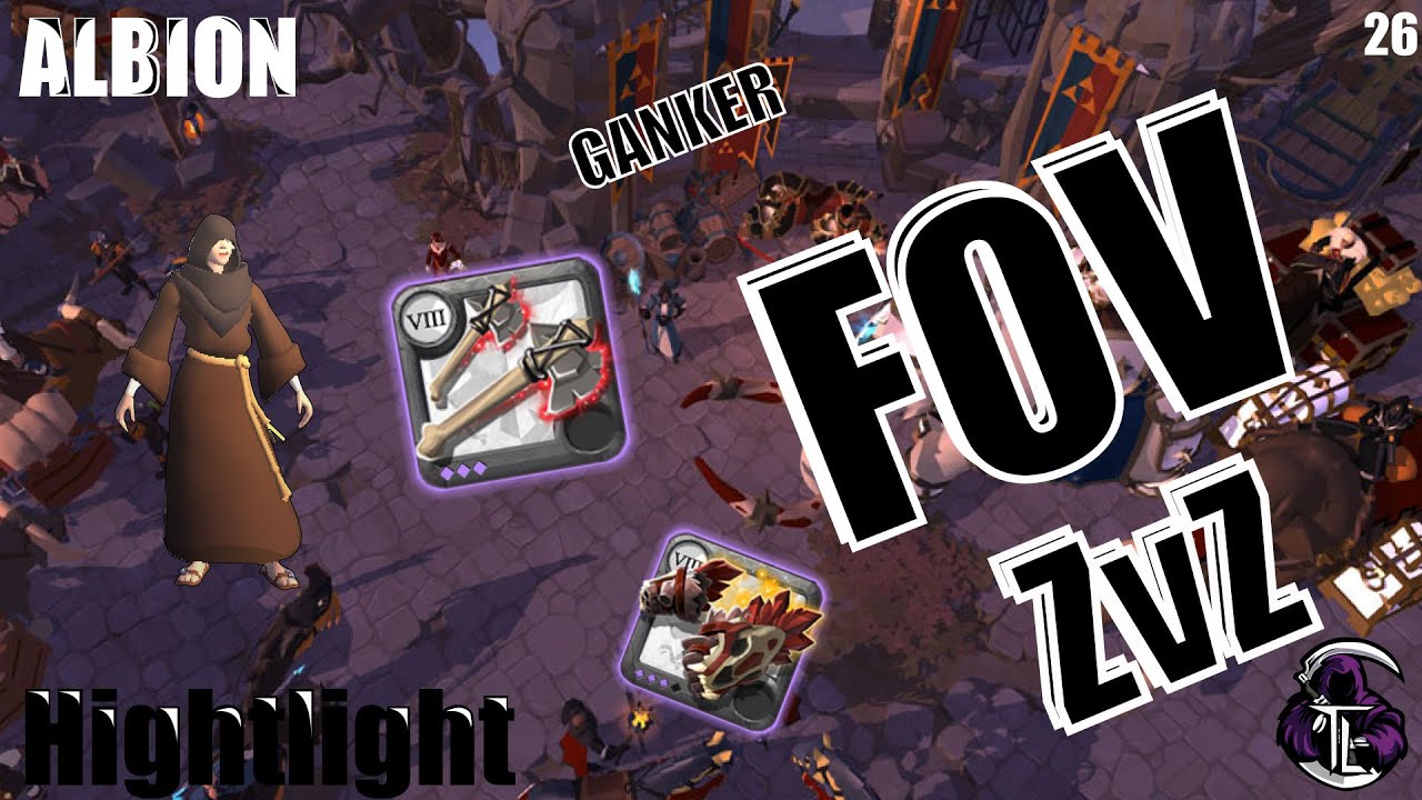 Albion Online | Ganker Black zone | Fov Ursine ZvZ Bajer Guild #26 ...