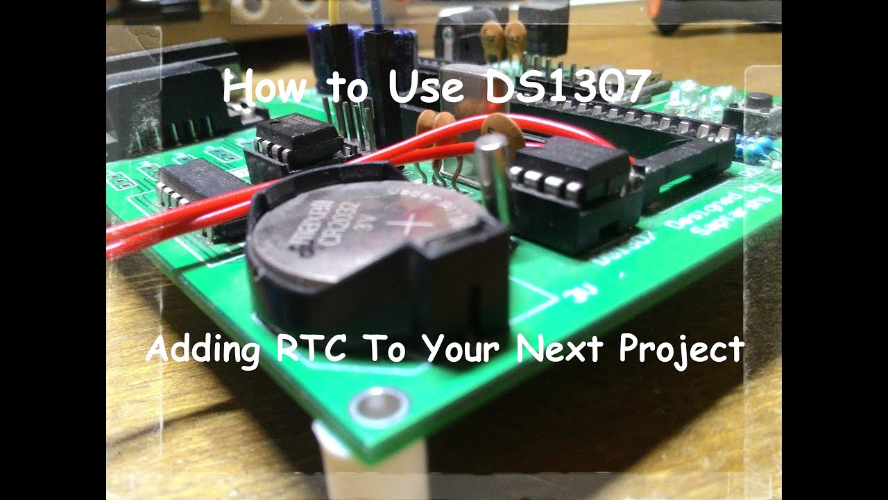 TWE #8 - Configuring the RTC Chip to use with AVR - 2 - YouTube