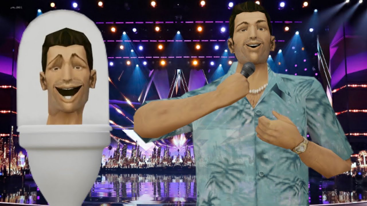 Tommy Sings Skibidi Toilet in America gots talent - YouTube